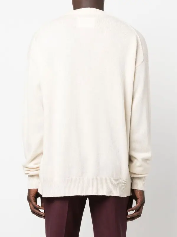 JIL SANDER Crew-neck Cashmere Jumper - Neutrals