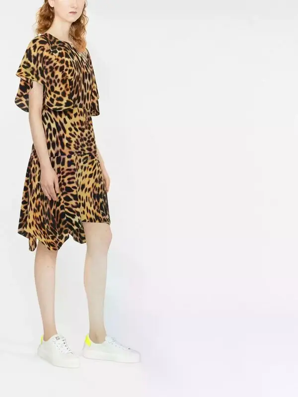 Stella McCartney Leopard-print Silk Dress