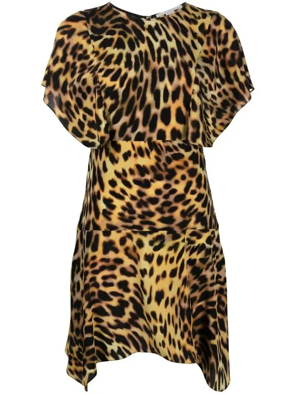 Stella McCartney Leopard-print Silk Dress