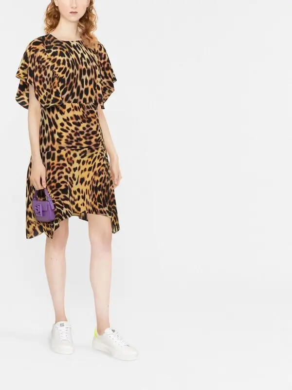 Stella McCartney Leopard-print Silk Dress