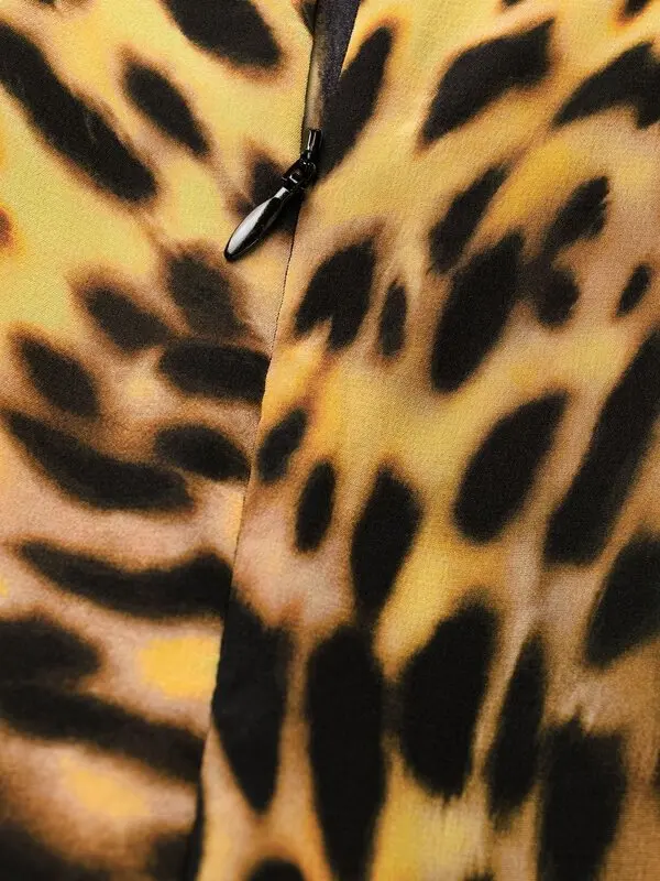 Stella McCartney Leopard-print Silk Dress