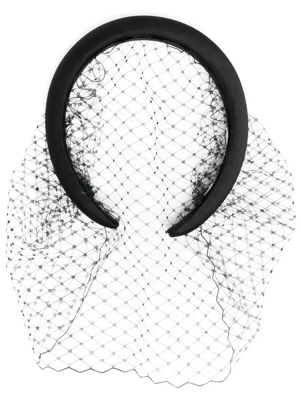 JENNIFER BEHR Padded Netting Headband - Black