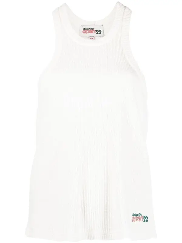 REINA OLGA Venus Waffle-knit Tank Top