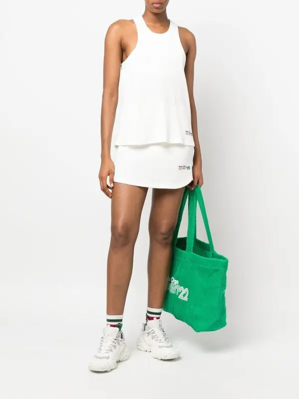 REINA OLGA Venus Waffle-knit Tank Top