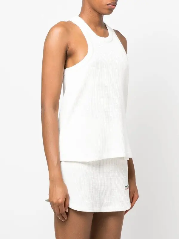 REINA OLGA Venus Waffle-knit Tank Top