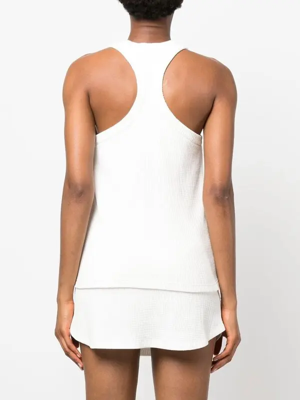 REINA OLGA Venus Waffle-knit Tank Top