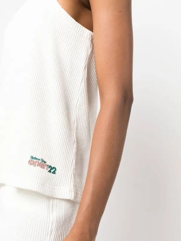 REINA OLGA Venus Waffle-knit Tank Top