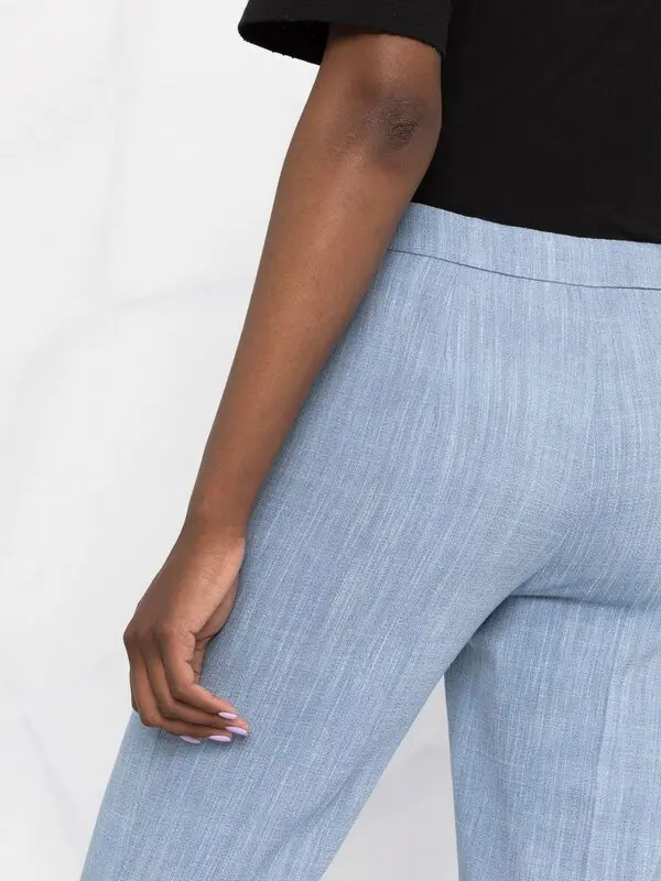 Etro Pressed-crease Two-pocket Flared Trousers