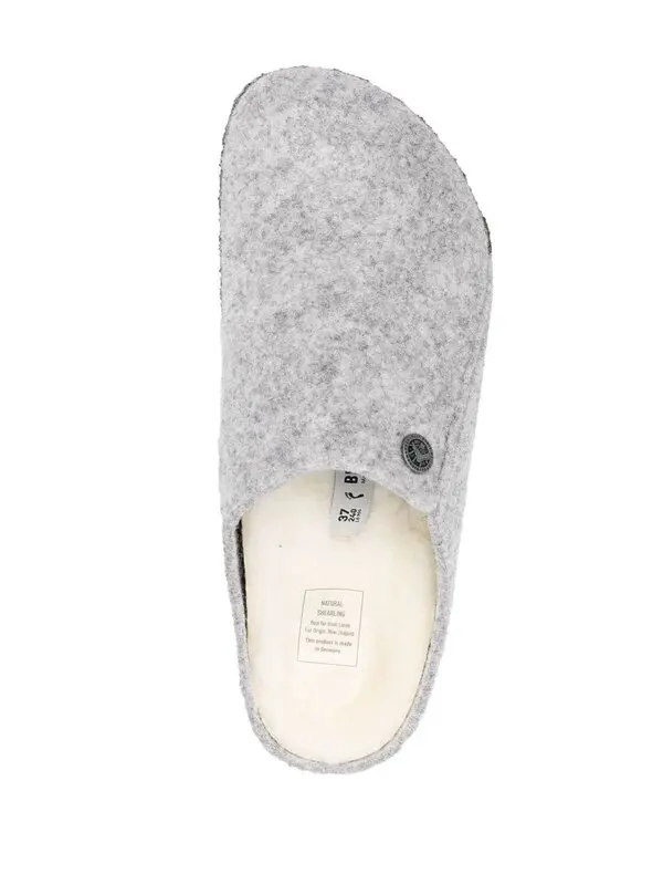 BIRKENSTOCK Zermatt Felted Mules - Grey