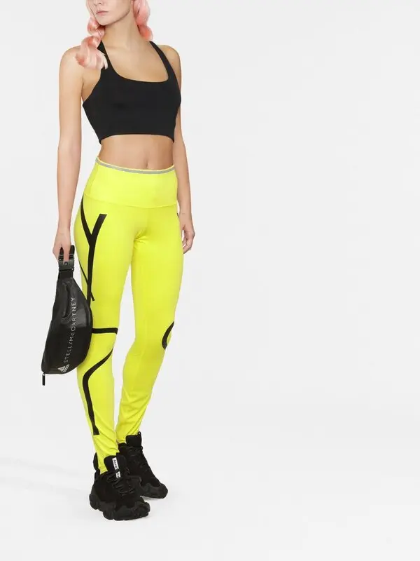 Adidas By Stella McCartney Truepace Running Leggings - Yellow