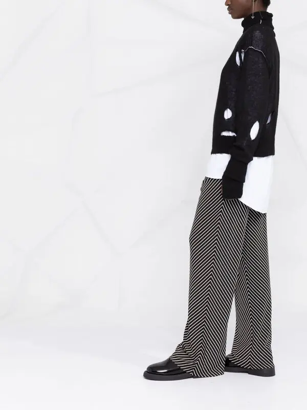 MAISON MARGIELA Distressed High-neck Jumper