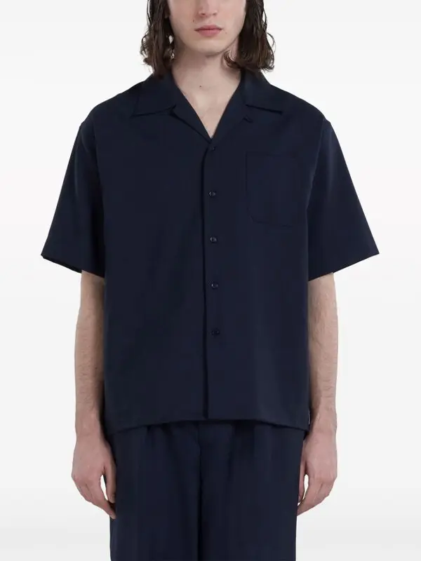 Marni Tropical Wool Bowling Shirt