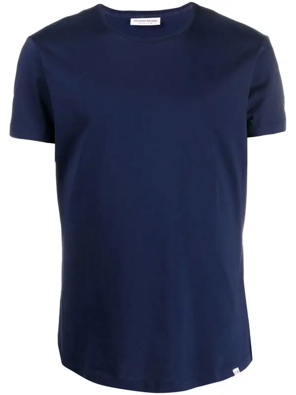 Orlebar Brown Round-neck Short-sleeve T-shirt - Blue