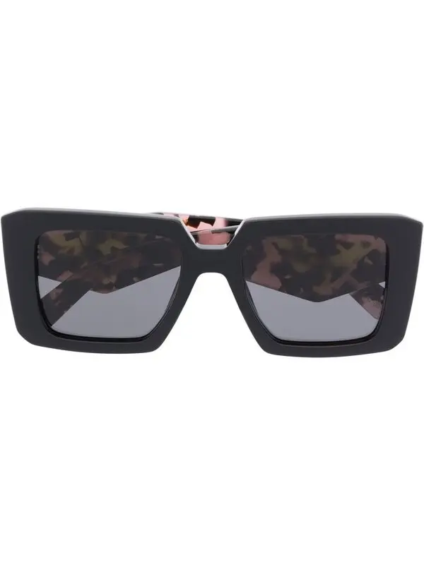 Prada Symbole Square-frame Sunglasses - Black