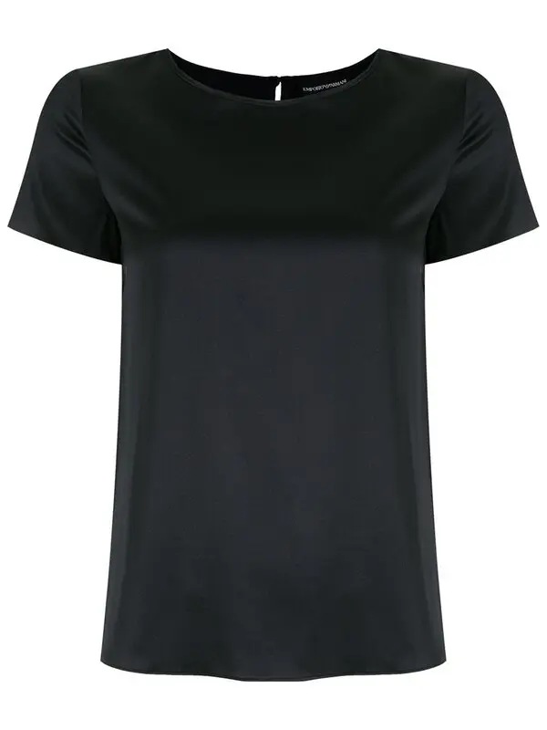 Emporio Armani Silk Blouse - Blue