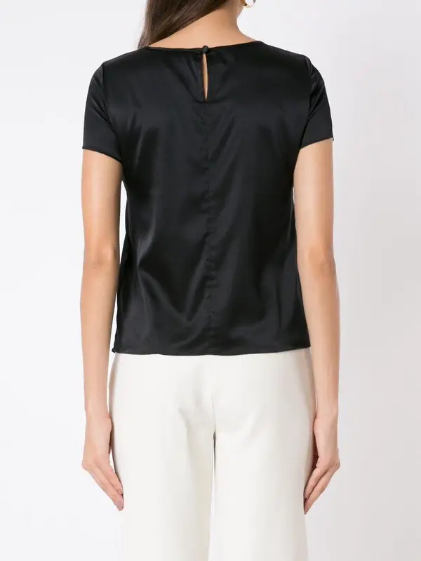 Emporio Armani Silk Blouse - Blue