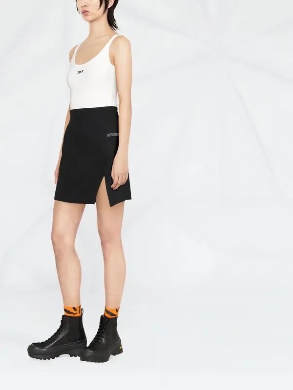 Off-White High-waisted Mini Skirt