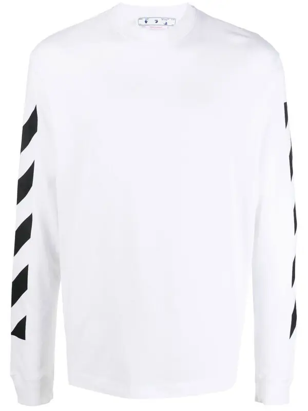 Off-White Diag-print T-shirt - White