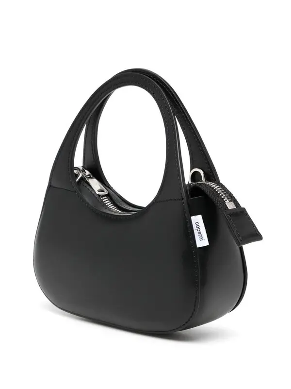 Coperni Micro Swipe Leather Tote Bag - Black