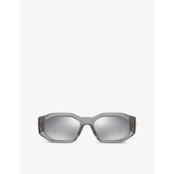 Versace Ve4361 Rectangle Sunglasses - Grey