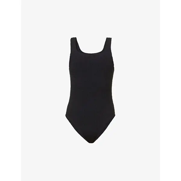 Hunza G Square-neck Swimsuit - Black