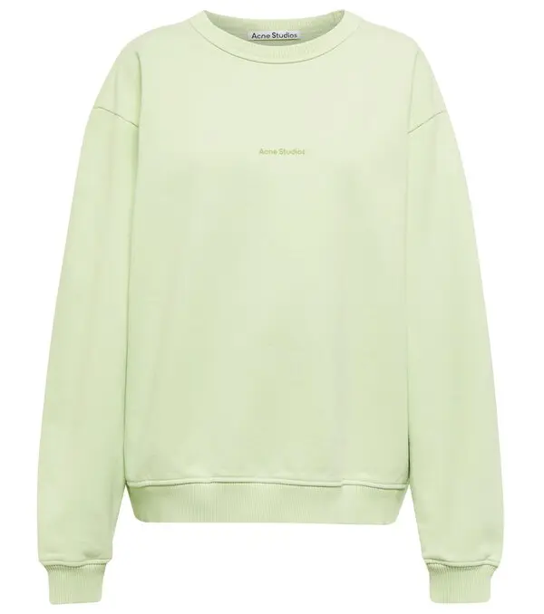 Acne Studios Logo Cotton Jersey Sweatshirt
