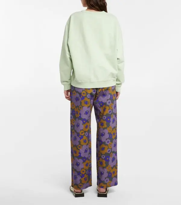 Acne Studios Logo Cotton Jersey Sweatshirt