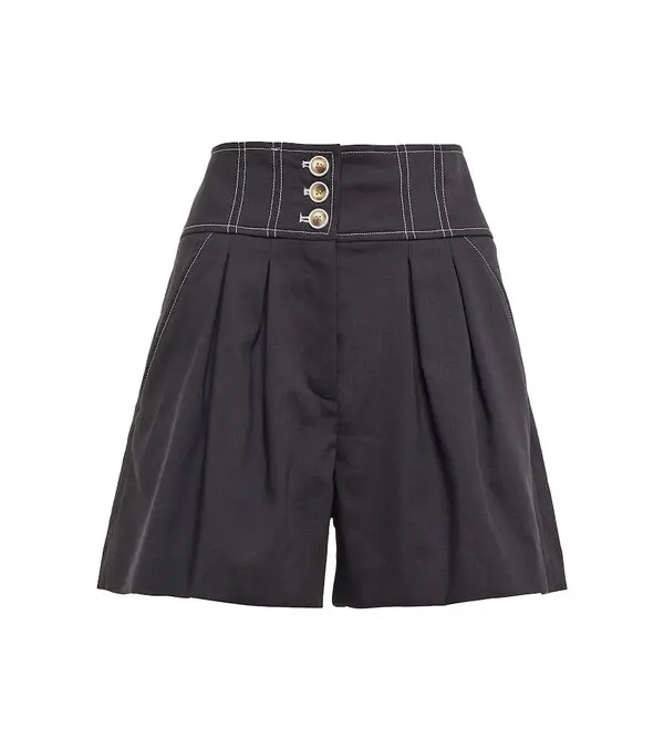 Veronica Beard Alicia High-rise Shorts