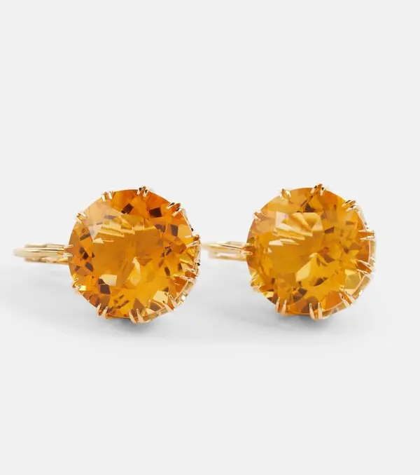 Ileana Makri Crown Medium 18kt Gold Earrings