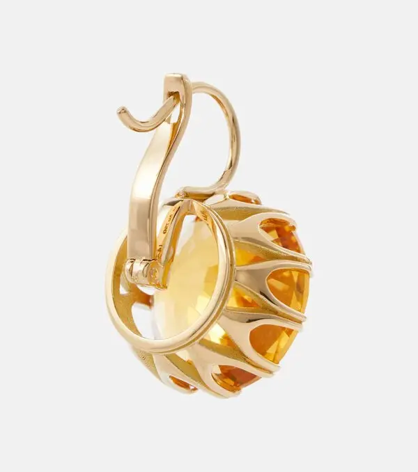 Ileana Makri Crown Medium 18kt Gold Earrings