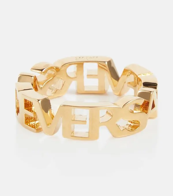 Versace Logo Ring - Multicoloured