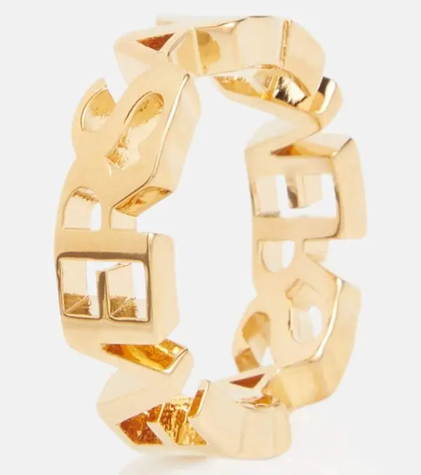 Versace Logo Ring - Multicoloured