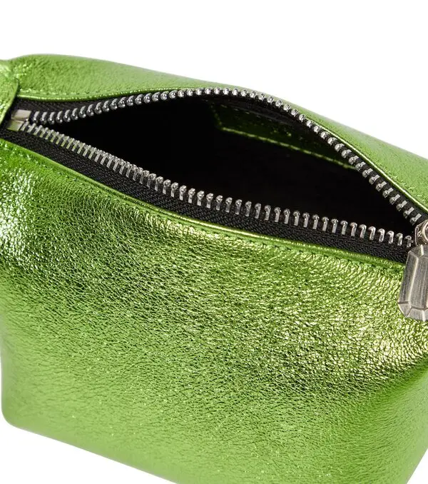 EERA Eéra Moonbag Metallic Leather Clutch - Green