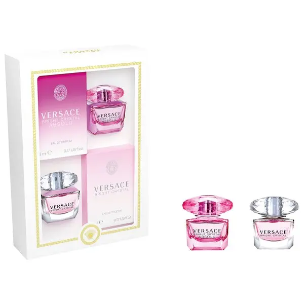 Versace Mini Bright Crystal And Bright Crystal Absolu Set - One-color