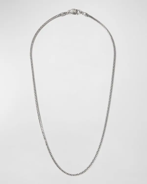 Konstantino Woven Sterling Chain Necklace - Silver
