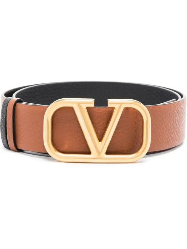 Valentino Garavani 40mm Vlogo Signature Belt - Brown