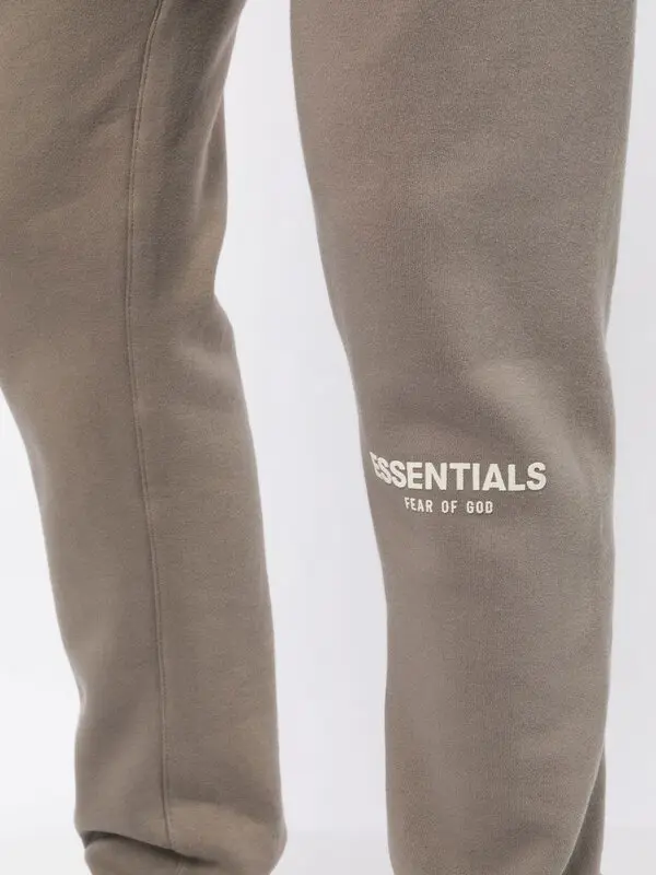 Fear Of God Logo-print Drawstring Track Pants - Brown