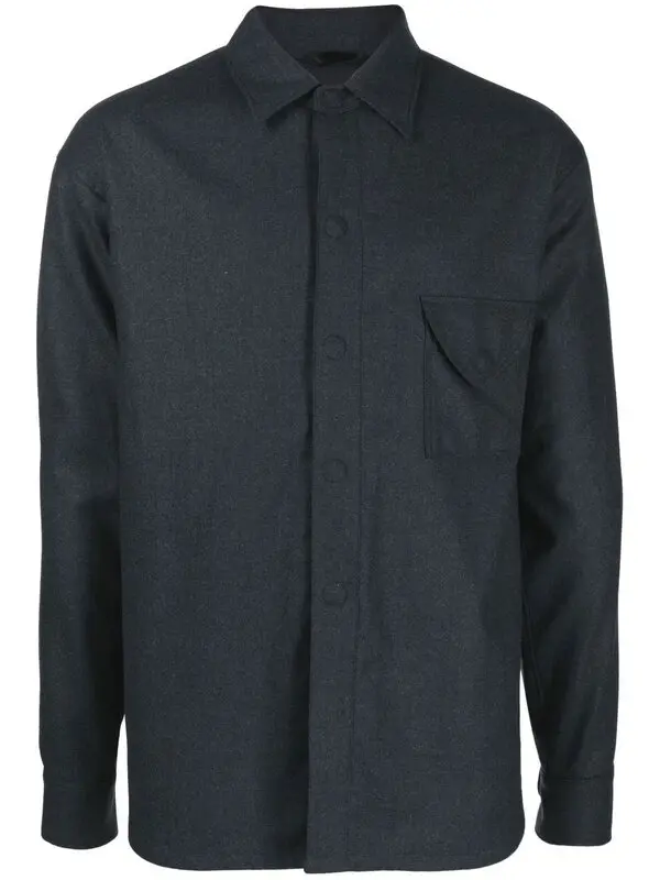 Giorgio Armani Wool Shirt Jacket