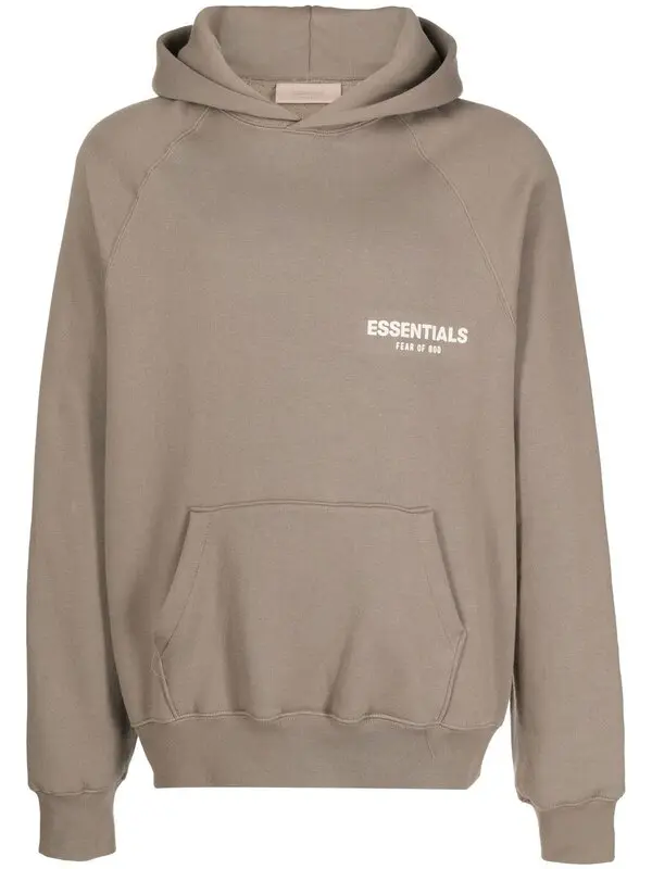 Fear Of God Logo-print Long-sleeve Hoodie