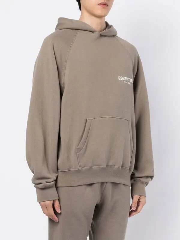 Fear Of God Logo-print Long-sleeve Hoodie