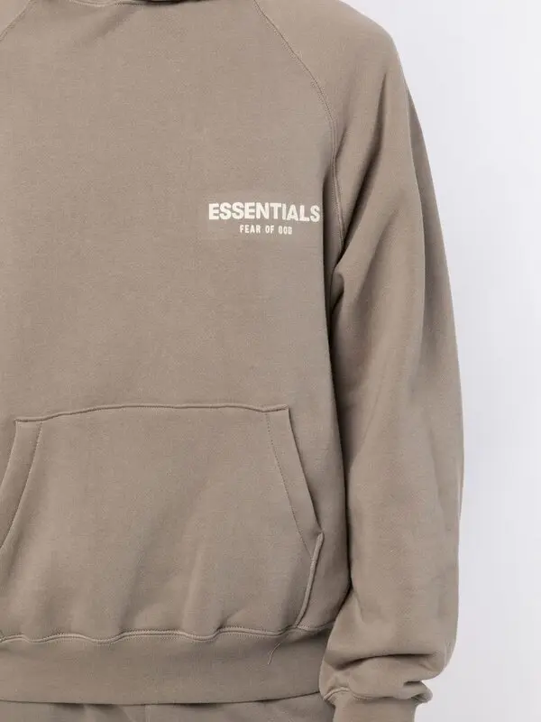 Fear Of God Logo-print Long-sleeve Hoodie