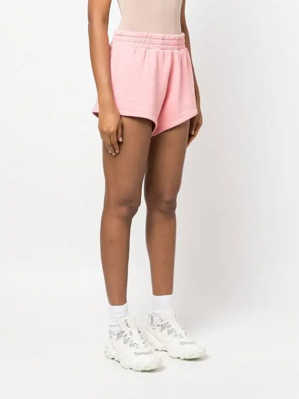 REINA OLGA Logo-print Cotton Shorts