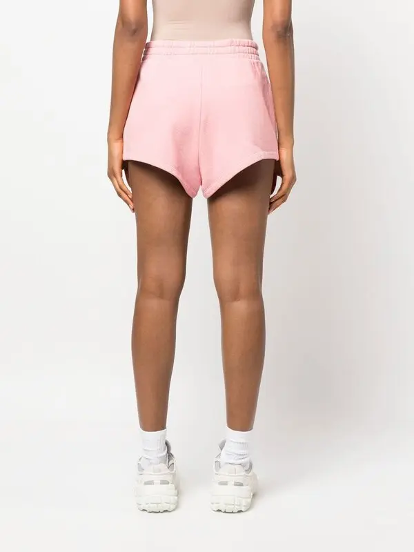 REINA OLGA Logo-print Cotton Shorts