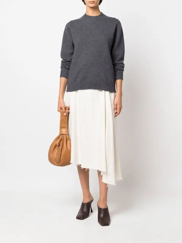 JIL SANDER Crew Neck Wool Jumper