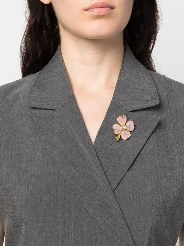 GOOSSENS Four-leaf Clover Brooch