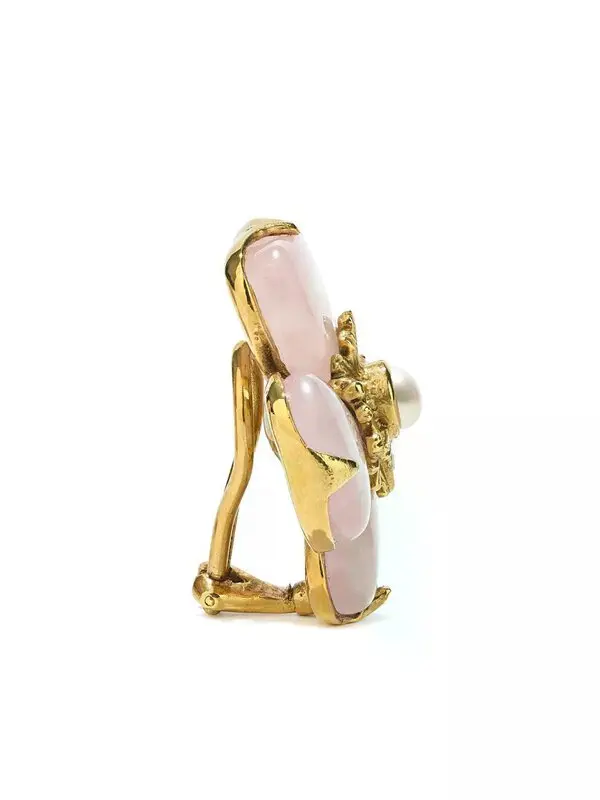 GOOSSENS Trefle Quartz Earrings - Gold