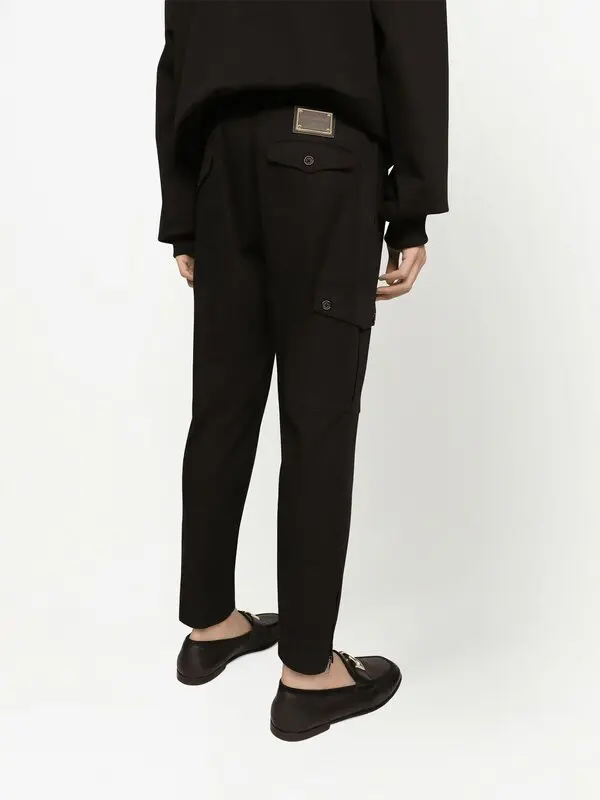Dolce & Gabbana Logo Tag Cargo Trousers