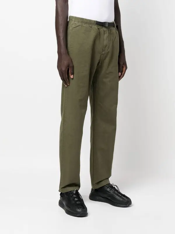 Gramicci Belted Straight-leg Trousers - Green
