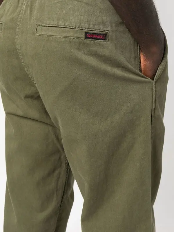 Gramicci Belted Straight-leg Trousers - Green