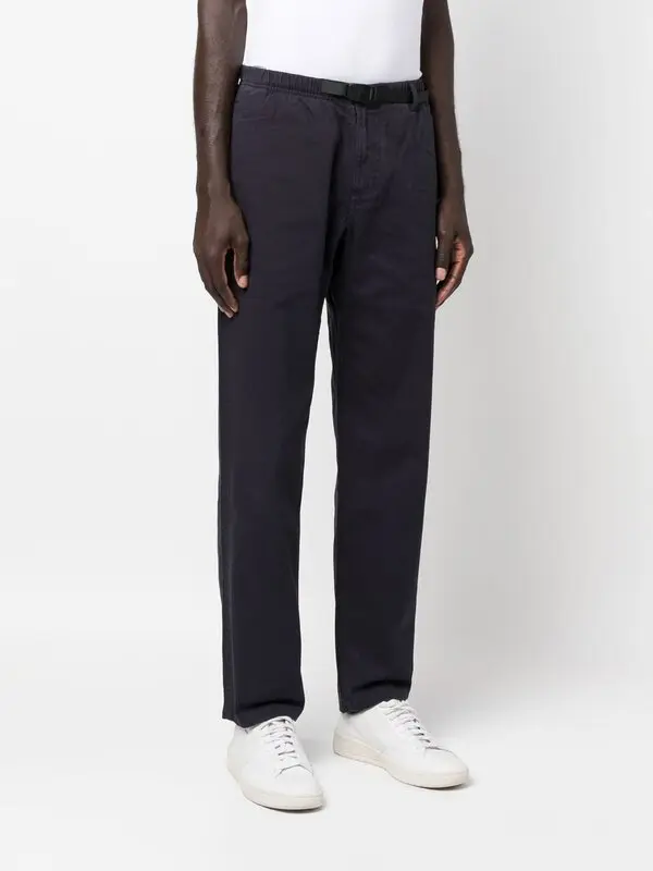 Gramicci Belted-waist Straight-leg Trousers - Blue
